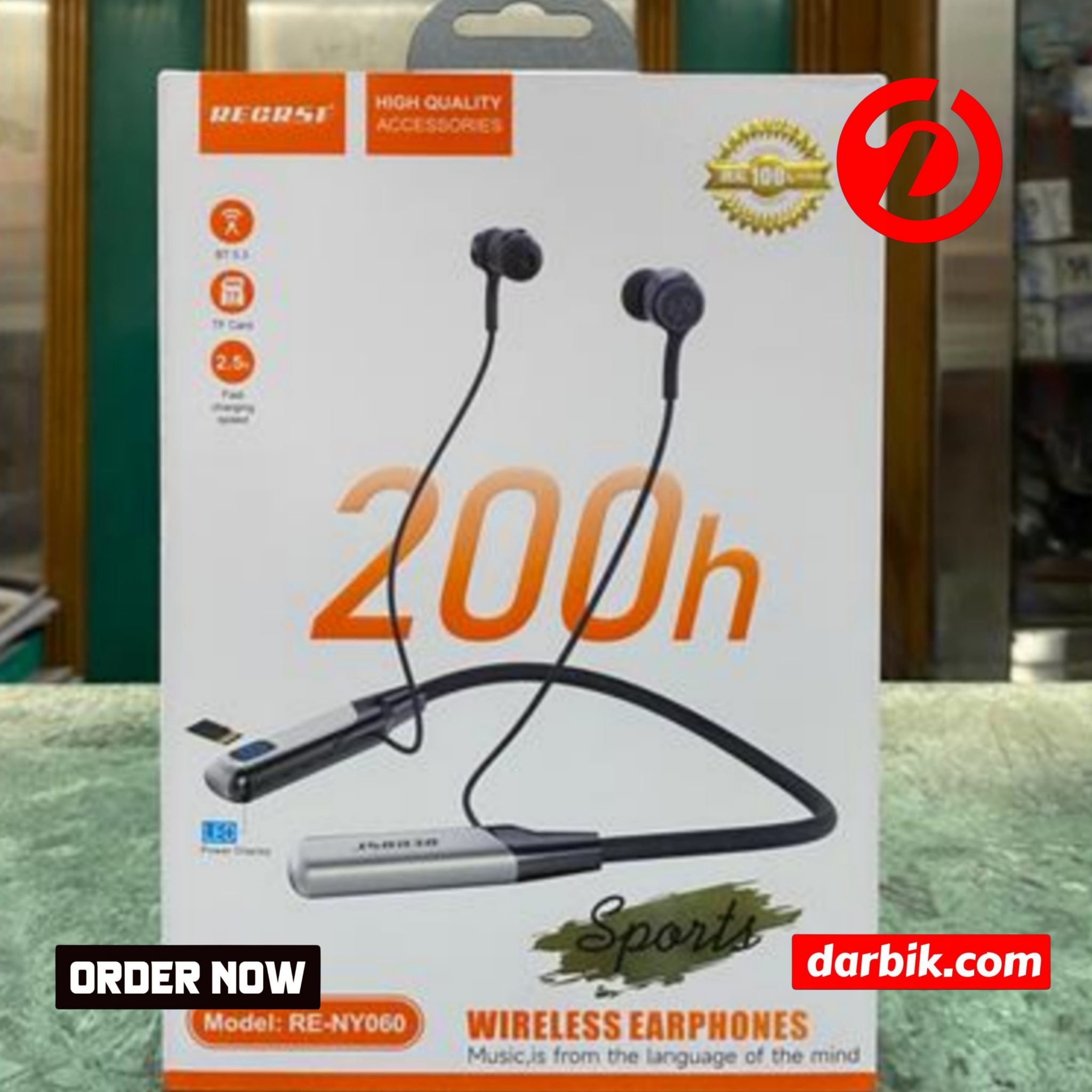 Recrsi RE-NY060 wireless neckband - Darbik