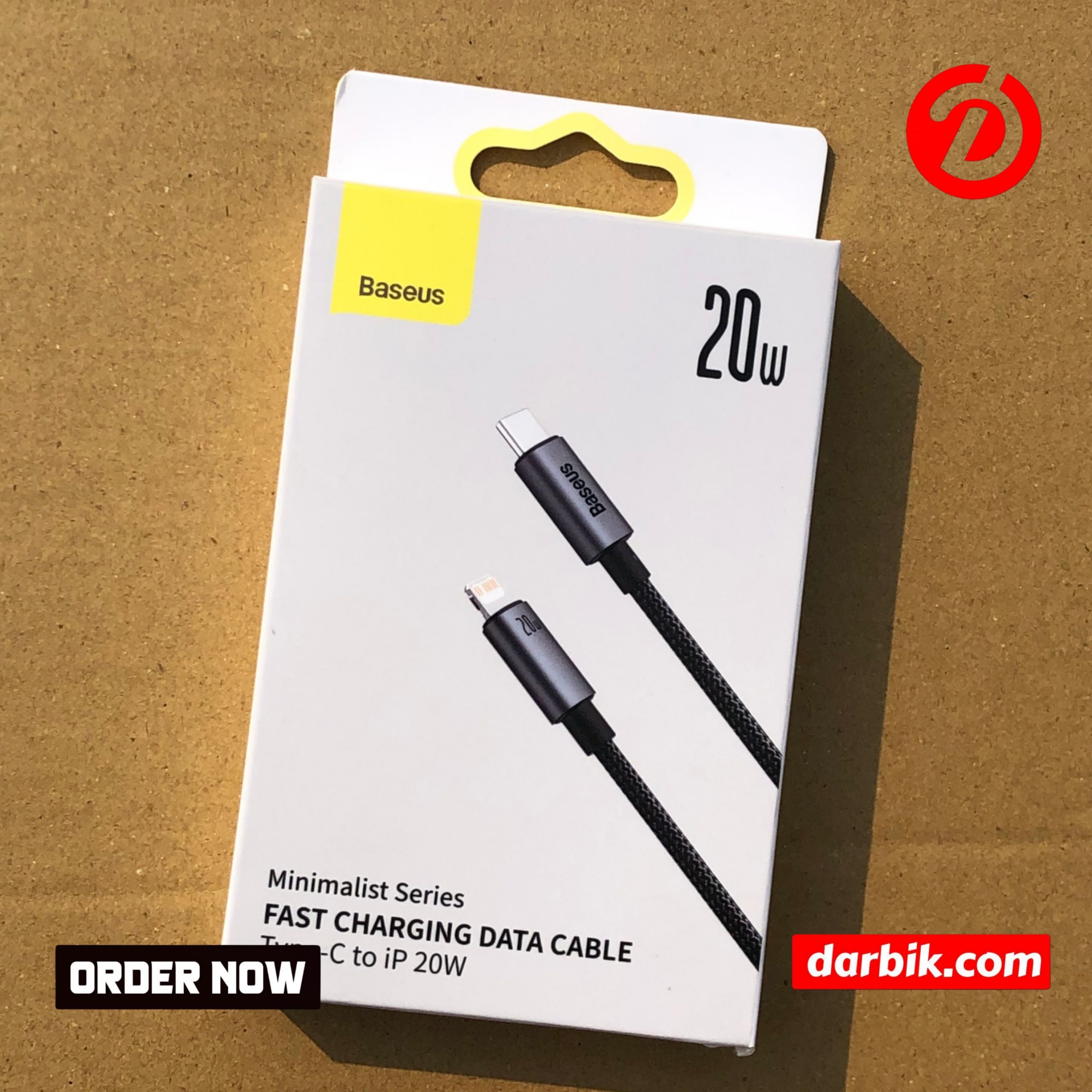 Baseus Minimalist Series 20W Type-C to iP Fast Charging Data Cable - Darbik