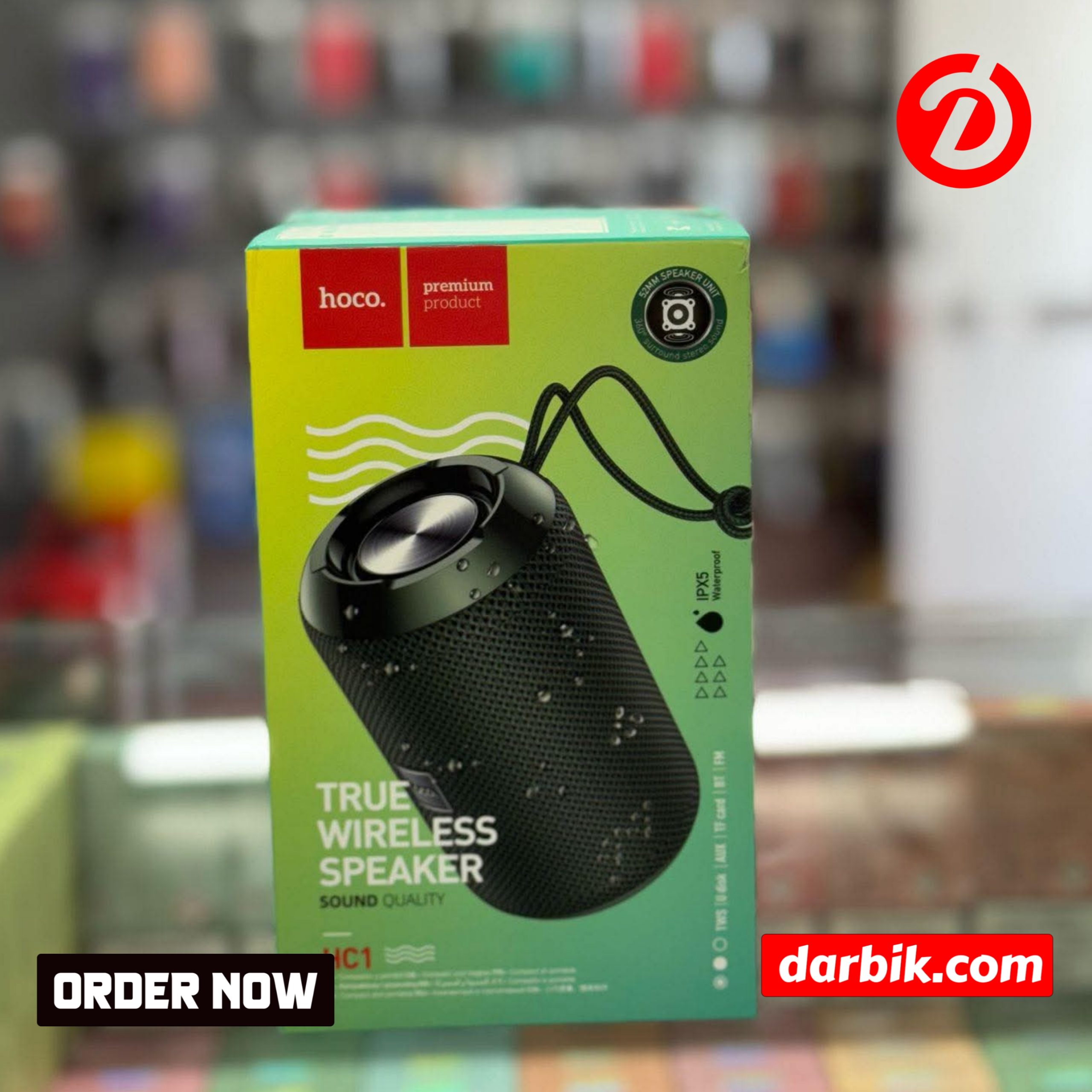 Hoco HC1 Wireless Bluetooth Speaker - Darbik